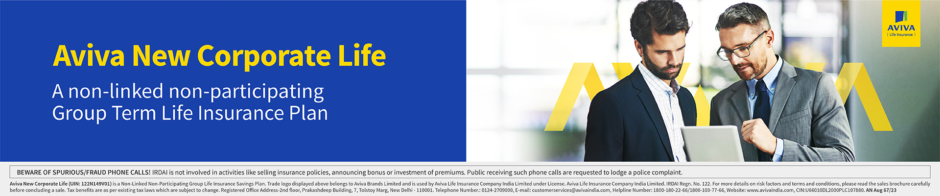 Aviva New Corporate Life | Aviva India