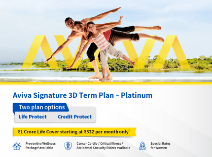 Aviva Signature 3D Term Plan - Platinum | Aviva India